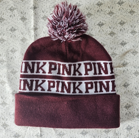 PINK Victoria's Secret | Accessories | Victorias Secret Pink Maroon ...